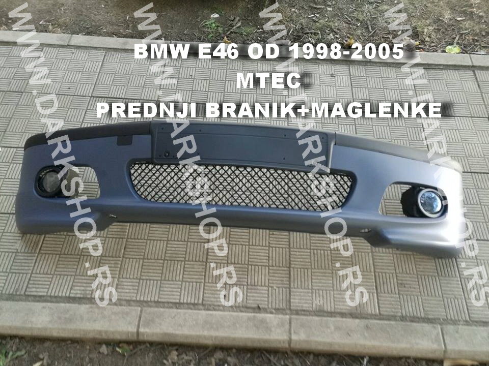 BMW E46 MTEC PREDNJI BRANIK SA MAGLENKAMA