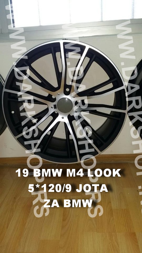 19 FELNE BMW M4 LOOK/REPLIKA. 5*120/9 JOTA. ODGOVRA ZA BMW