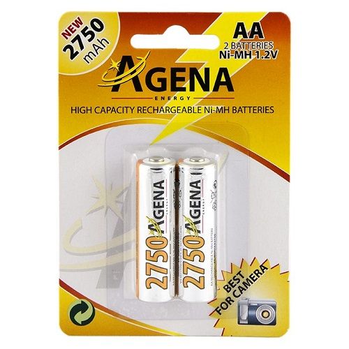 AGENA ENERGY AA 2/1 1.2V 2750MAH NI-MH PUNJIVA BATERIJA