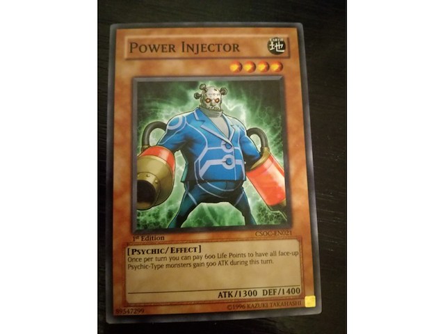 Yu-Gi-Oh-Power Injector