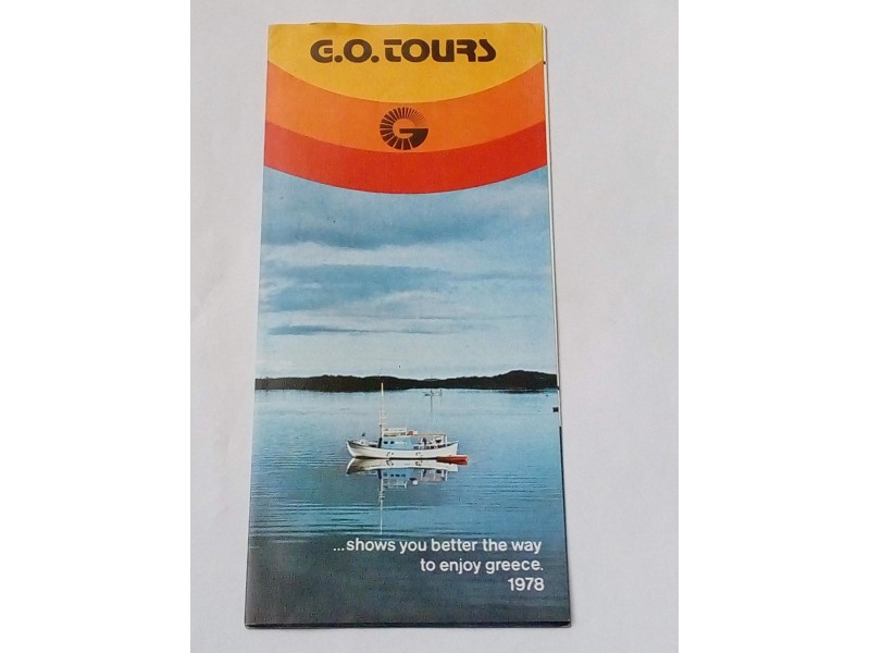 Letak - Brosura - Vodic - G.O. Tours - Grcka -