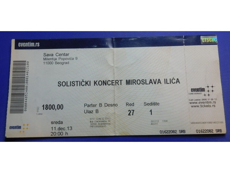 Solisticki koncert Miroslava Ilica 11.12.2013