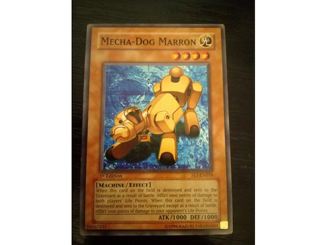 Yu-Gi-Oh-Mecha-Dog Marron