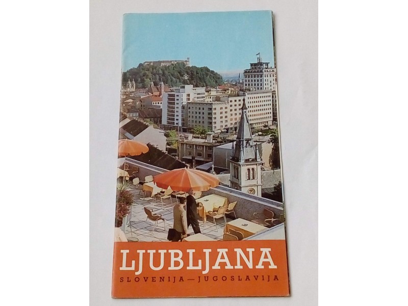 Vodic - Brosura - Ljubljana - Slovenija - Jugoslavija -