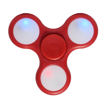 Fidget Spinner LED light crveni