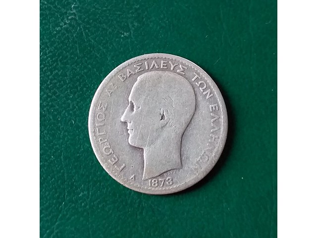 1 DRAHMA 1873 srebro