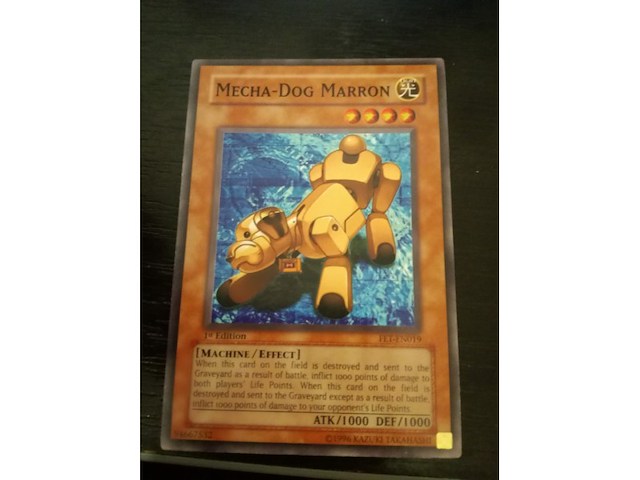 Yu-GI-OH!- Mecha-Dog Marron