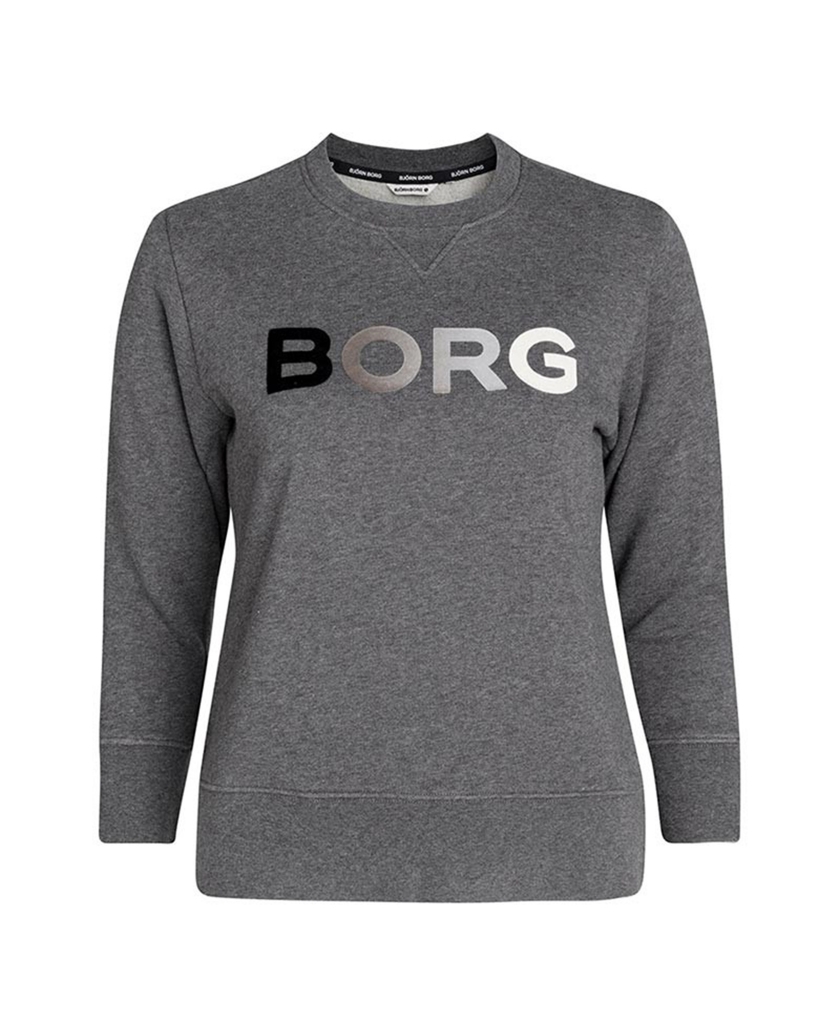 BORG B SPORT CREW SWEATER ANTRACIT W