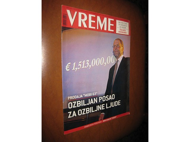 VREME br.813 (2006.) Prodaja `Mobi 63`