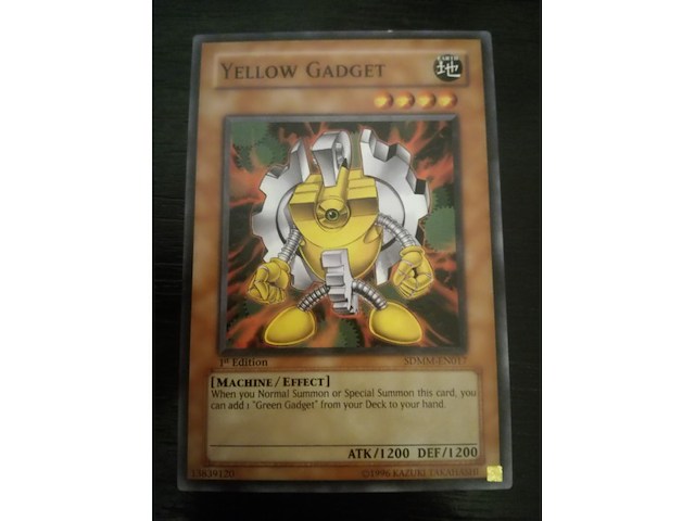 Yu-GI-OH!-Yellow Gadget