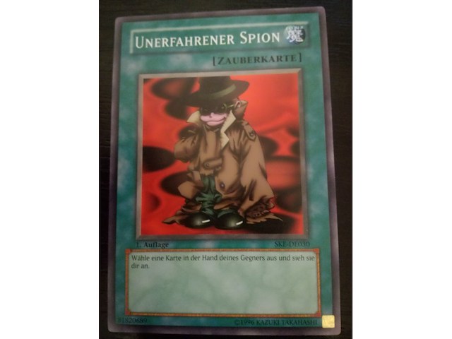 Yu-GI-OH!-Unefahrener Spion