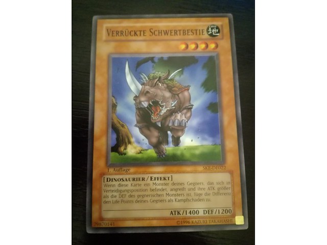 Yu-GI-OH!-Verrückte schwertbestie