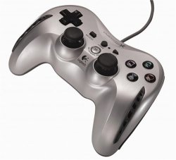 Gamepad LOGITECH Playstation 3 ChillStream Controller, srebrne boje, 963375-0914
