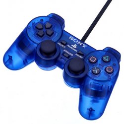 Analogni kontroler za game konzolu PS2 DUALSHOCK 2 - plave boje, PS2-9208105