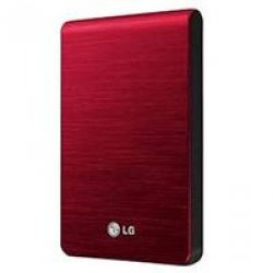 Eksterni hard disk LG XD3 HDD, 320GB, 2.5", USB 2.0, SATA, 5400 rpm, crvene boje, HXD3U32GG