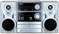 Mikro sistem SHARP 5-Tray CD punjač MP3/WMA dvostruka kaseta X-Bass, CDMPX200H3