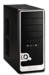 Kućište JNC MidiTower RJA 324 Black USB +AV, ARJA324-BL450