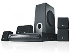 LG Home Theatre DVD Playback: DVD+- R/RW, WMA, MP3, JPEG, HT202SF