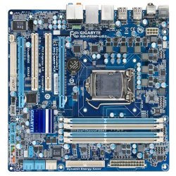 Matična ploča Gigabyte Intel MB GA-P55M-UD2, Socket 1156, Chipset P55, uATX, DDR III, Gbe LAN, Dual Bios, 2x1394