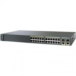 Aktivna mrežna oprema Switch/Catalyst 2960 24 10/100 + 2T/SFP LAN Base Image, WS-C2960-24TC-L