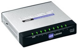 Svič LINKSYS SLM2008‚ 8-portni gigabitni smart svič, 10/100/1000 sa PD i AC napajanjem, SLM2008