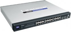 Svič LINKSYS SRW2024‚ 24-portni, 10/100/1000 gigabitni sa Web View, SRW2024
