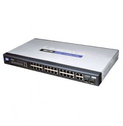 Svič LINKSYS SRW224G4‚ 24-portni, 10/100 + 4-portni gigabitni sa Web View, SRW224G4