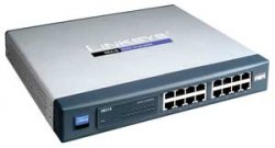 Svič LINKSYS BY CISCO SR216, 10/100 16-Port Rackmount (metalno kućište), SR216-EU