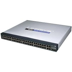 Svič LINKSYS BY CISCO SRW248G4, 48-port 10/100 + 4-Port Gigabit svič sa WebView, SRW248G4-EU