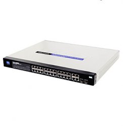 Svič LINKSYS BY CISCO SRW224G4P, 24-port 10/100 + 4-Port Gigabitni sa WebView i SNMP i PoE, SRW224G4P-EU