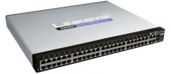 Svič LINKSYS BY CISCO SLM248G4S-G5, 48port 10/100 4port Gigabit Stackable Smart 2 SFPs, SLM248G4S-G5