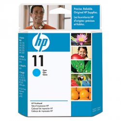 Printhead HP No. 11 cyan boje za ploter 70, 100, 110, 500, 800, 815 multifunkcijski uređaj, CP 1700, OfficeJet Pro K850, Business1000, 16000 stranica (C4811A)