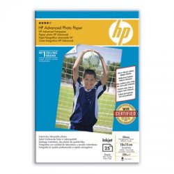 Papir HP Advanced Glossy fotopapir 25 sht, 10x15cm borderless, Q8691A