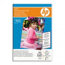 Papir HP Premium Glossy Photo 60 sht, 10x15 cm plus tab, 240 gr, Q1992A