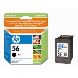 Kertridž HP No. 56 crne boje InkJet kertridž za DeskJet 5150, 5550, 5850, 9650, 9570, 9680, OfficeJet 4255, 5610 (C6656AE)
