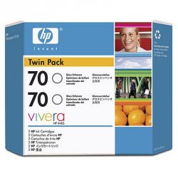Kertridž HP No.70, 130ml, Gloss Enhancer Ink Cartridge, 2-pak, za HP DesignJet Z3100, CB350A