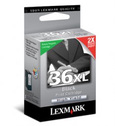 Kertridž LEXMARK XL crne boje No.36 XL za X3650, X4650, X5650, X6650, X6675, Z2420, 018C2170E