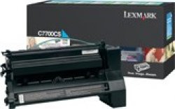 Toner LEXMARK za C77x, cyan boje, 6000 stranica (00C7700CS)