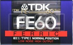 Kaseta TDK FE-60EB*T