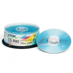 Prazan disk CD-R80CBA25