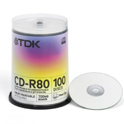 Prazan disk CD-R80PWWCBA100