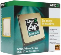 Procesor AMD AM2 Athlon™ X2 Dual-Core 4600+ Brisbane, 2400MHz, 2x512MB, 65nm, 65W (ADO4600DOBOX)