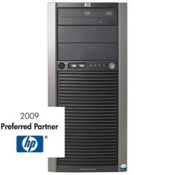 Server HP ML310 G5 Intel Xeon x3220 Quad-core 2,40GHz 1x1GB 1x500GB HP-SATA DVD NIC 5U Tower server 3Y, 470064-913