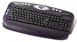 Tastatura GENIUS KB-16e YU, PS/2 Office-Multimedia sa 16 specijalnih tastera, crne boje, 31310018