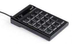 Numerička tastatura GENIUS USB, 10 tastera, crne boje, 31300686100