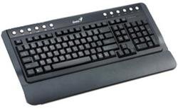 Tastatura GENIUS KB 220, PS/2, US+EUR, crne boje, 31310423104