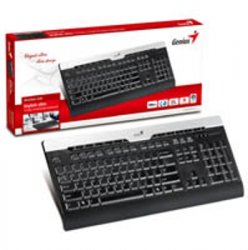 Tastatura GENIUS SlimStar 220, PS/2, SER, CB, crne boje, 31310319115