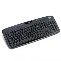Tastatura GENIUS KB-220e, 12 tastera, Vista, USB crne boje, kutija u boji, 31310302115U