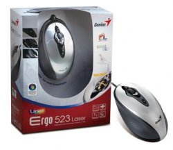 Laserski miš GENIUS Ergo 523, USB, 31010073101