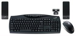 Tastatura, miš, zvučnici i web kamera GENIUS KMSW 110, PS/2, SER, CB, 220V, 31280220108
